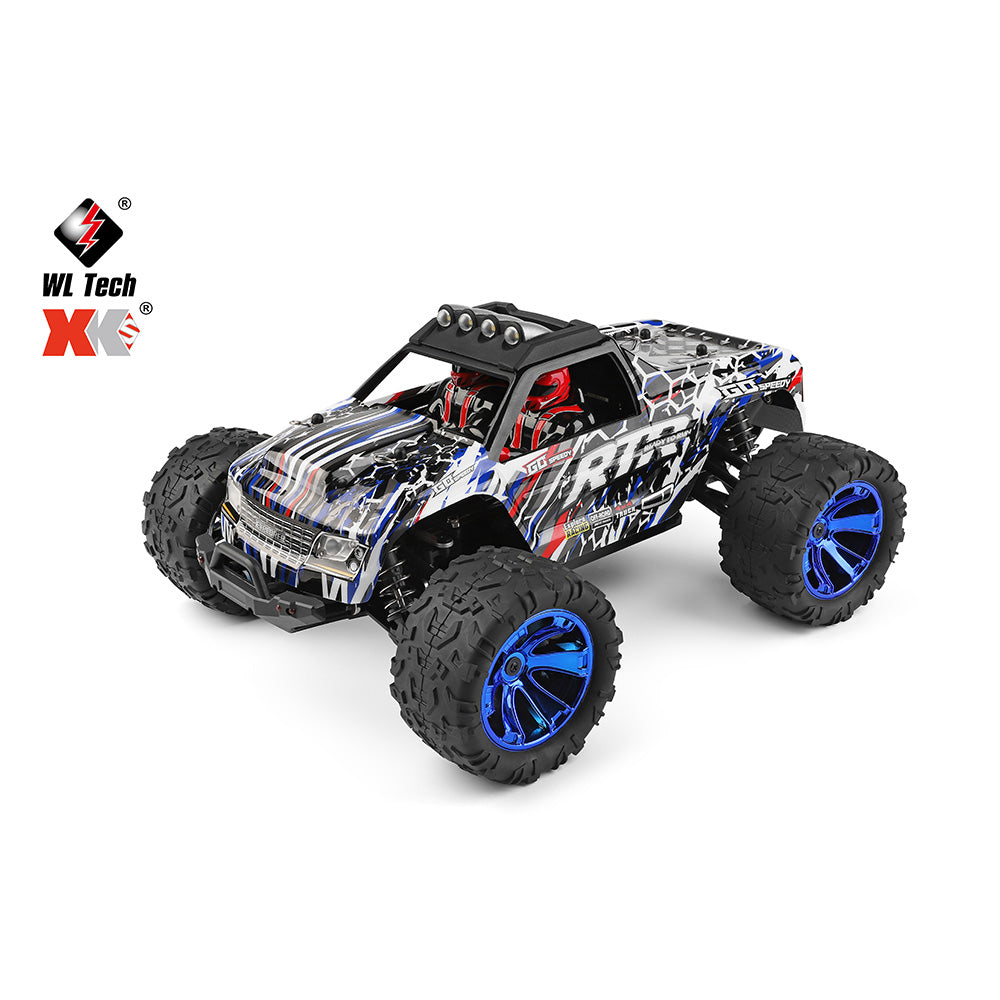 WLTOYS 144018 1:14 Scale Electric 4WD RC Monster Truck - 35KM/h High-Speed, Blue | Best Buy ...