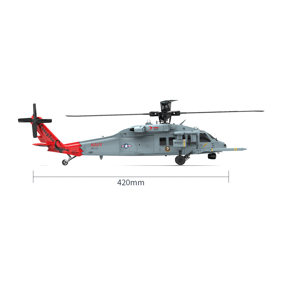 YXZNRC YUXIANG F09-H SH60 Seahawk RC Helicopter | 1/47 Scale GPS ...