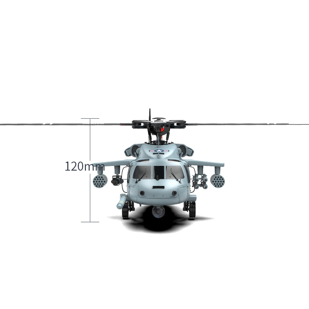 YXZNRC YUXIANG F09-H SH60 Seahawk RC Helicopter | 1/47 Scale GPS ...