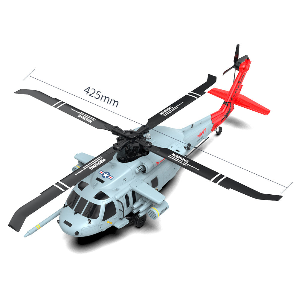 YXZNRC YUXIANG F09-H SH60 Seahawk RC Helicopter | 1/47 Scale GPS ...