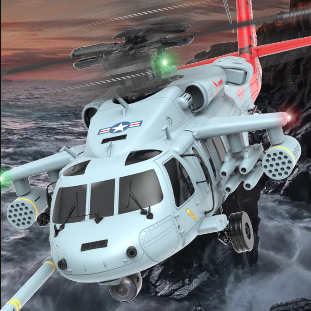 YXZNRC YUXIANG F09-H SH60 Seahawk RC Helicopter | 1/47 Scale GPS ...