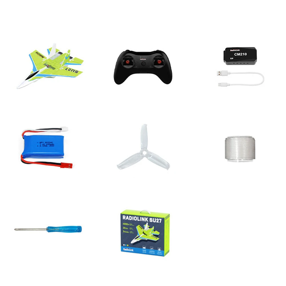 Buy RadioLink SU27 Fighter RC Airplane | 400mm Wingspan, Brushless ...