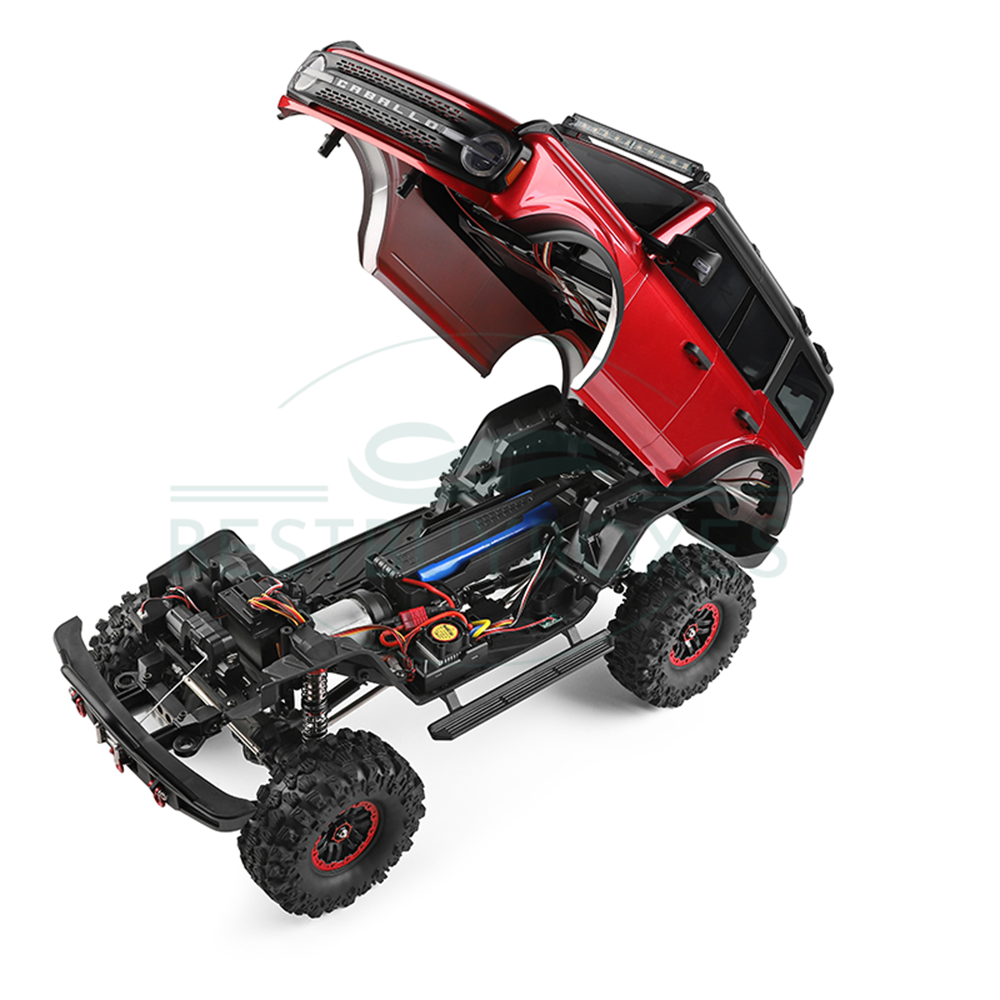 WLTOYS 104020 Rock Crawler - 1/10 Scale 4WD Electric RC Car with High ...