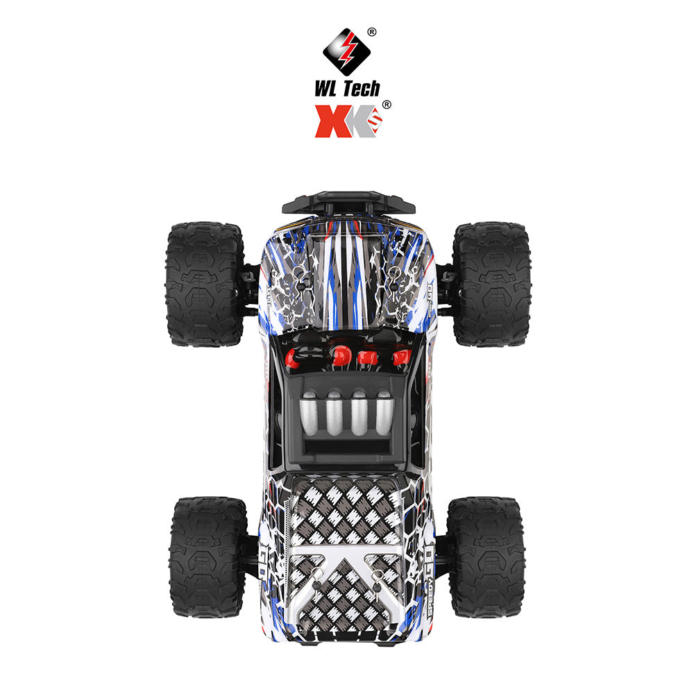 WLTOYS 144018 1:14 Scale Electric 4WD RC Monster Truck - 35KM/h High-Speed, Blue | Best Buy ...